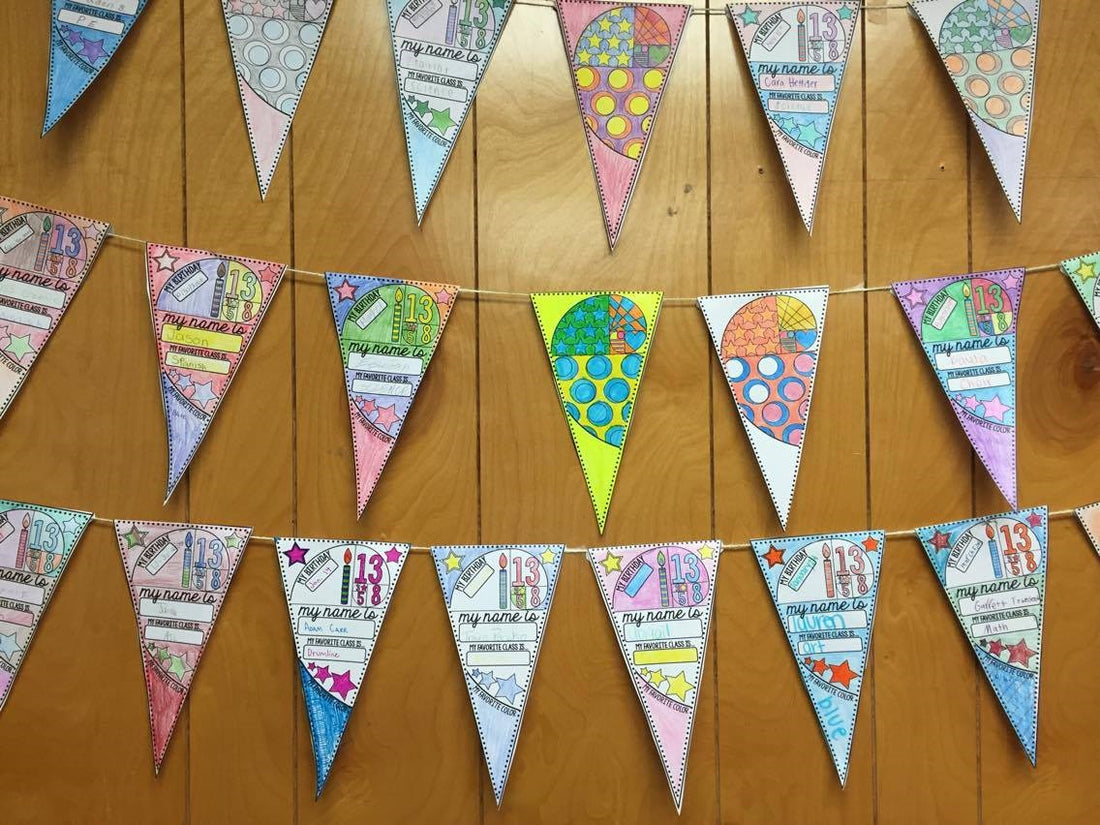 Back to School Math Pennant – Scaffolded Math Shop