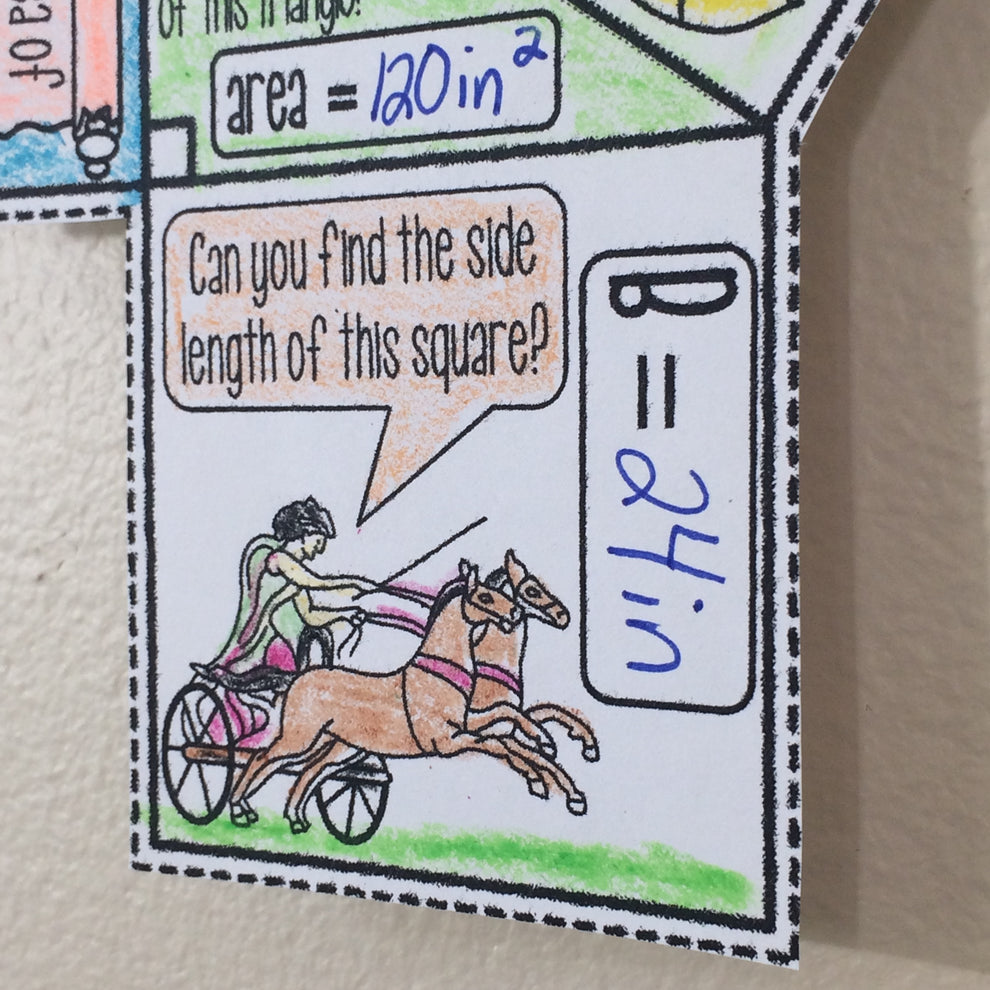 Pythagorean Theorem Math Pennant Activity – Scaffolded Math Shop