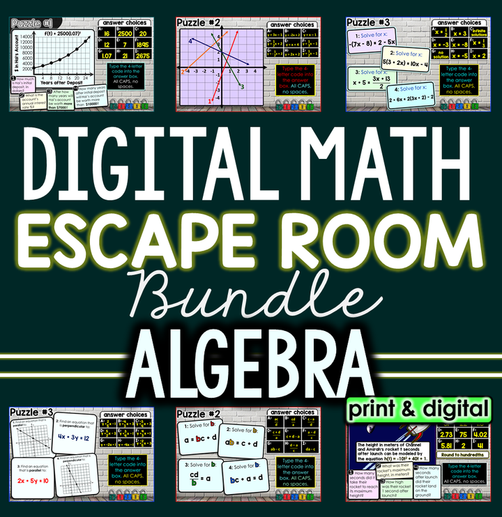 Algebra – Scaffolded Math Shop