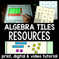 Algebra Tiles Resources – Scaffolded Math Shop