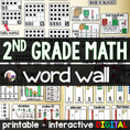 2nd Grade Math Word Wall – Scaffolded Math Shop