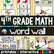 4th Grade Math Vocabulary Word Wall – Scaffolded Math Shop