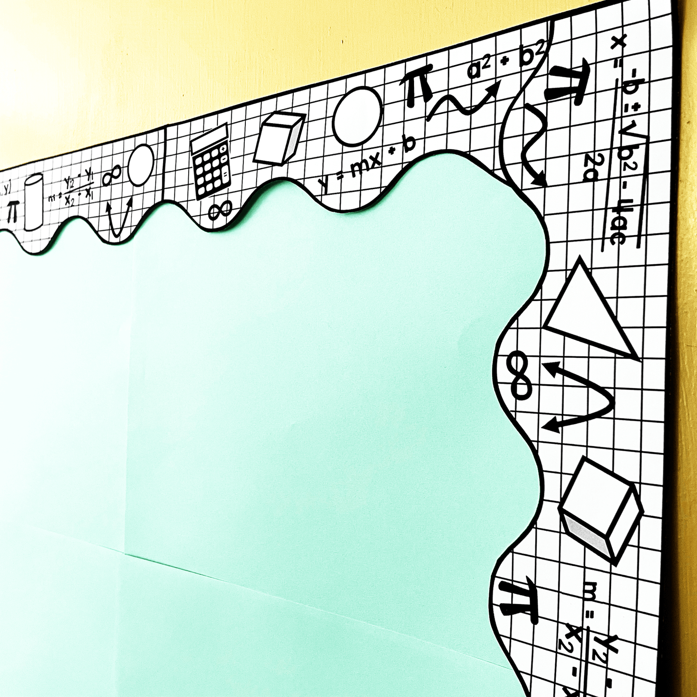 Printable "Mathy" Math Bulletin Board Borders – Scaffolded Math Shop
