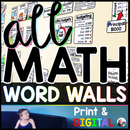 Math Word Wall Bundle – Scaffolded Math Shop