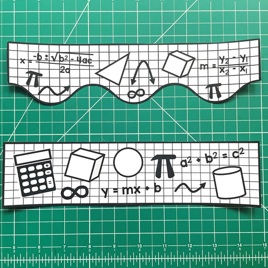 Printable "Mathy" Math Bulletin Board Borders – Scaffolded Math Shop