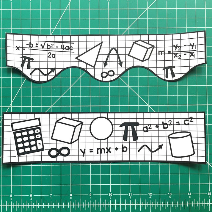 Printable "Mathy" Math Bulletin Board Borders – Scaffolded Math Shop