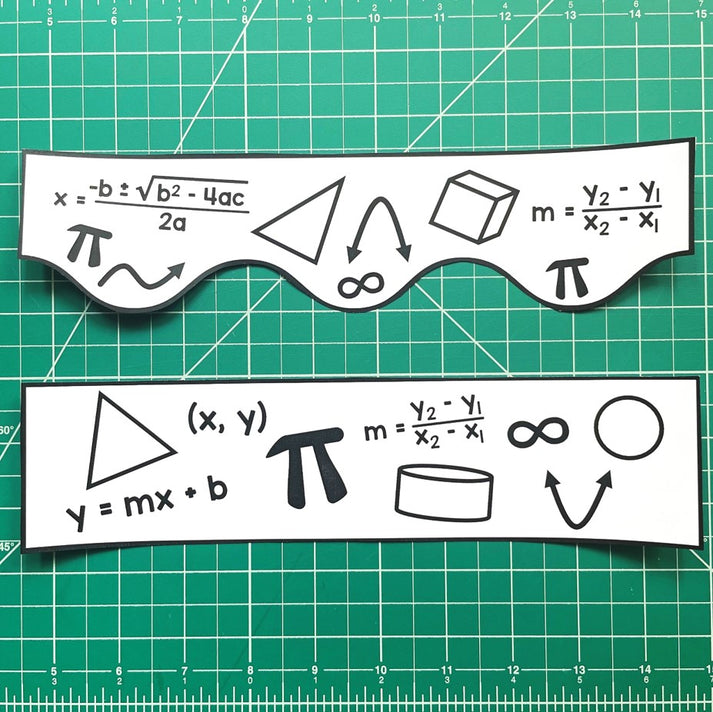 Printable "Mathy" Math Bulletin Board Borders – Scaffolded Math Shop