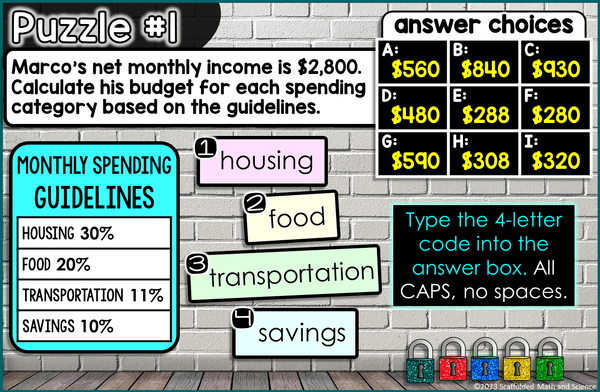 Consumer Math Activities Bundle – Scaffolded Math Shop