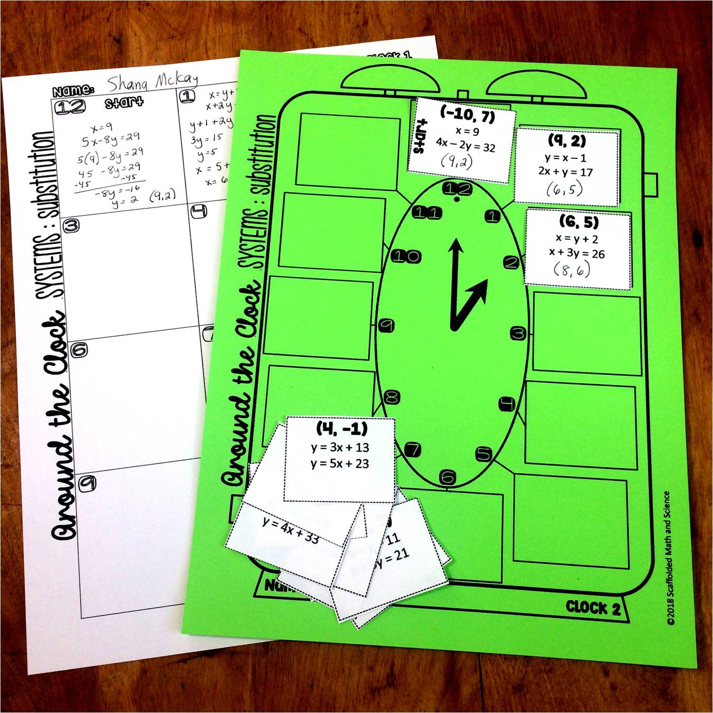 Algebra 1 Activities Growing Bundle with Digital Updates – Scaffolded ...